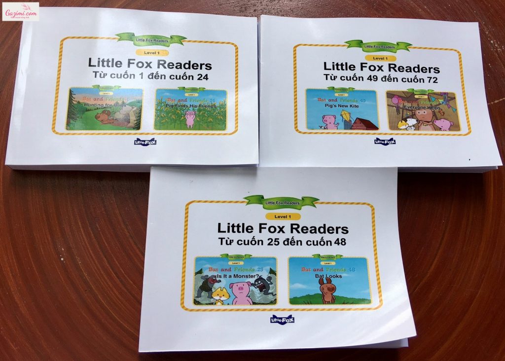 [Little Fox Reader Level 1] – Bat and Friends [Sách in] – GAZIMI.COM